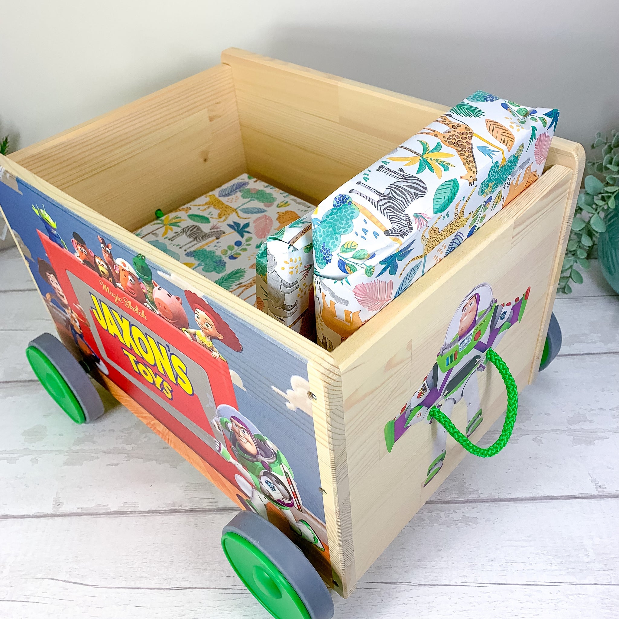 Toy storage cart with wheels store